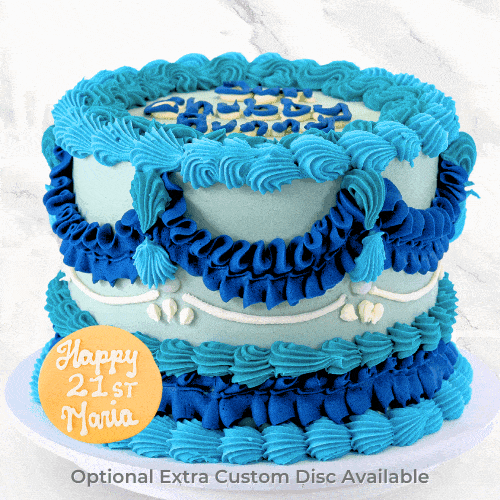 Blue Vintage Cake