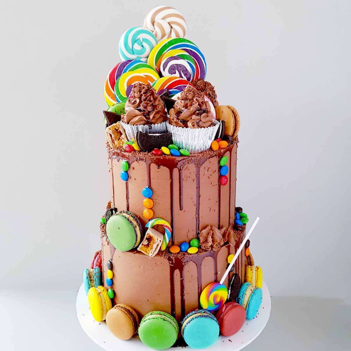 Multi-Tier California Chocolate Playground Cake