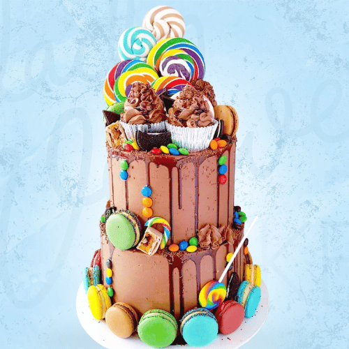 Multi-Tier California Chocolate Playground Cake