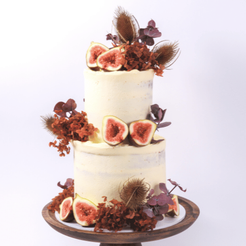 Multi Tier Rustic Fig Delight Cake