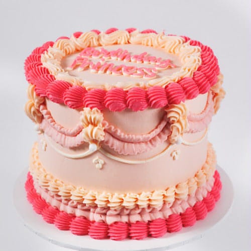 Pink Vintage Cake