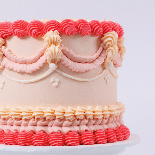 Pink Vintage Cake