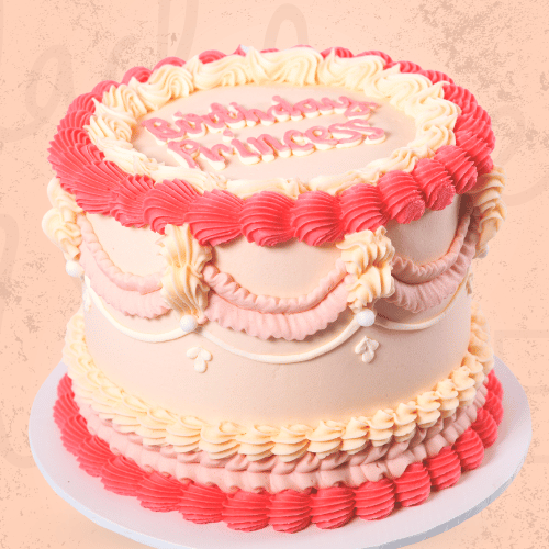 Pink Vintage Cake