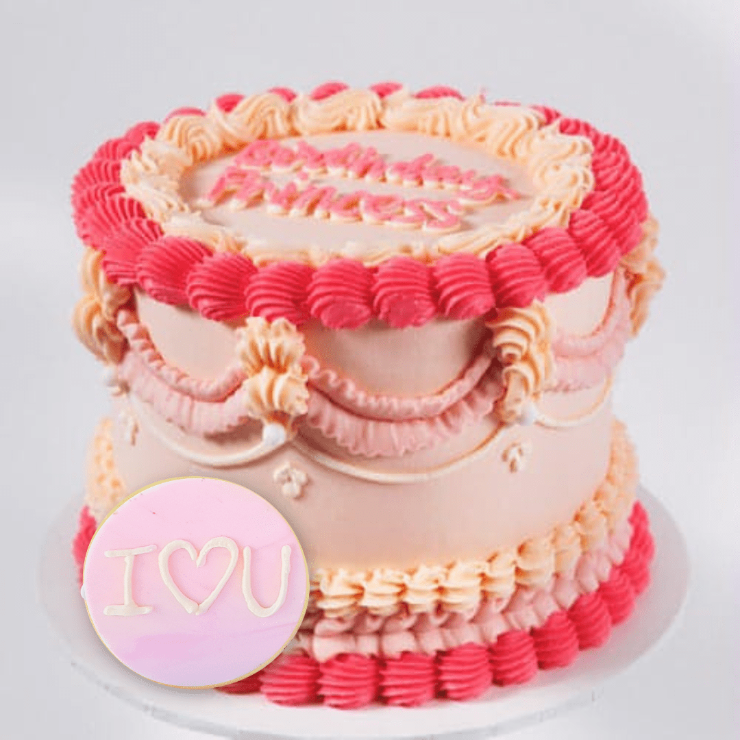 Pink Vintage Cake