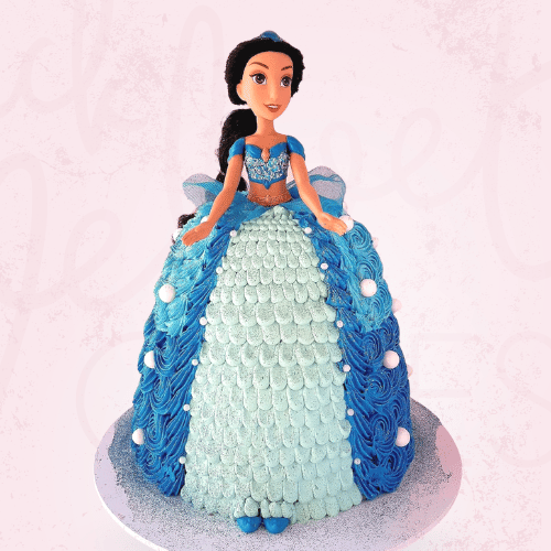 Princess Jasmine Doll Cake
