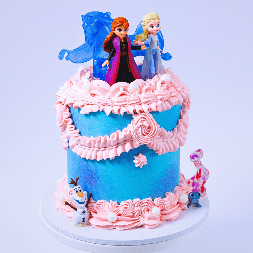 Vintage Style Frozen Cake | Cake Delivery to your Doorstep!