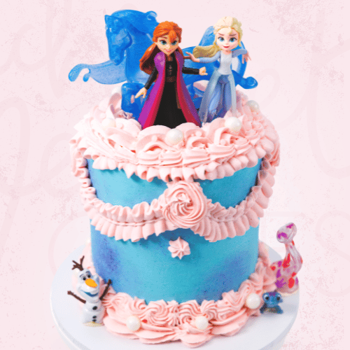 Vintage Style Frozen Cake | Cake Delivery to your Doorstep!